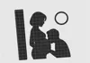Family Pregnant Ultrasound Silhouette First Hello - Free 3D Print Model ...