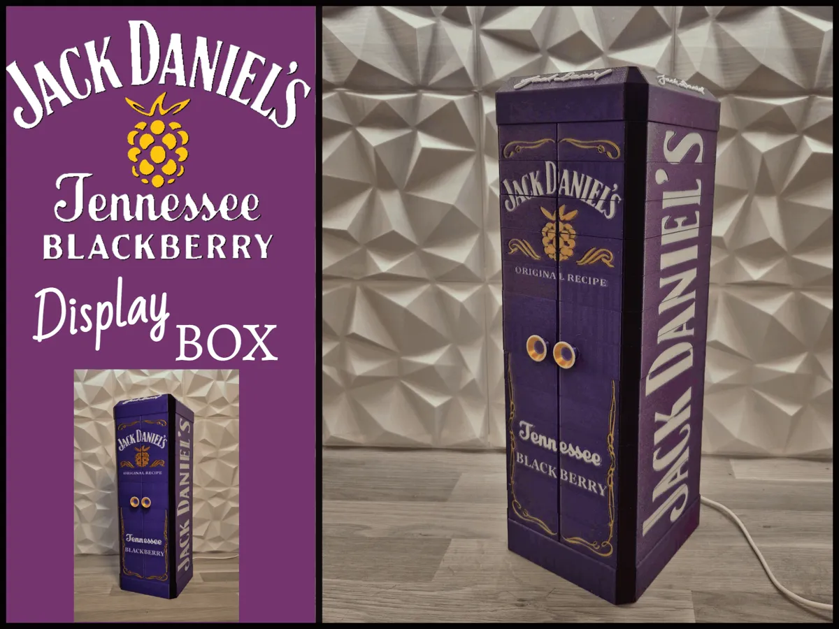 Jack Daniel's 黑莓展示盒 来自 The Patient Maker MakerWorld：免费下载 3D 模型
