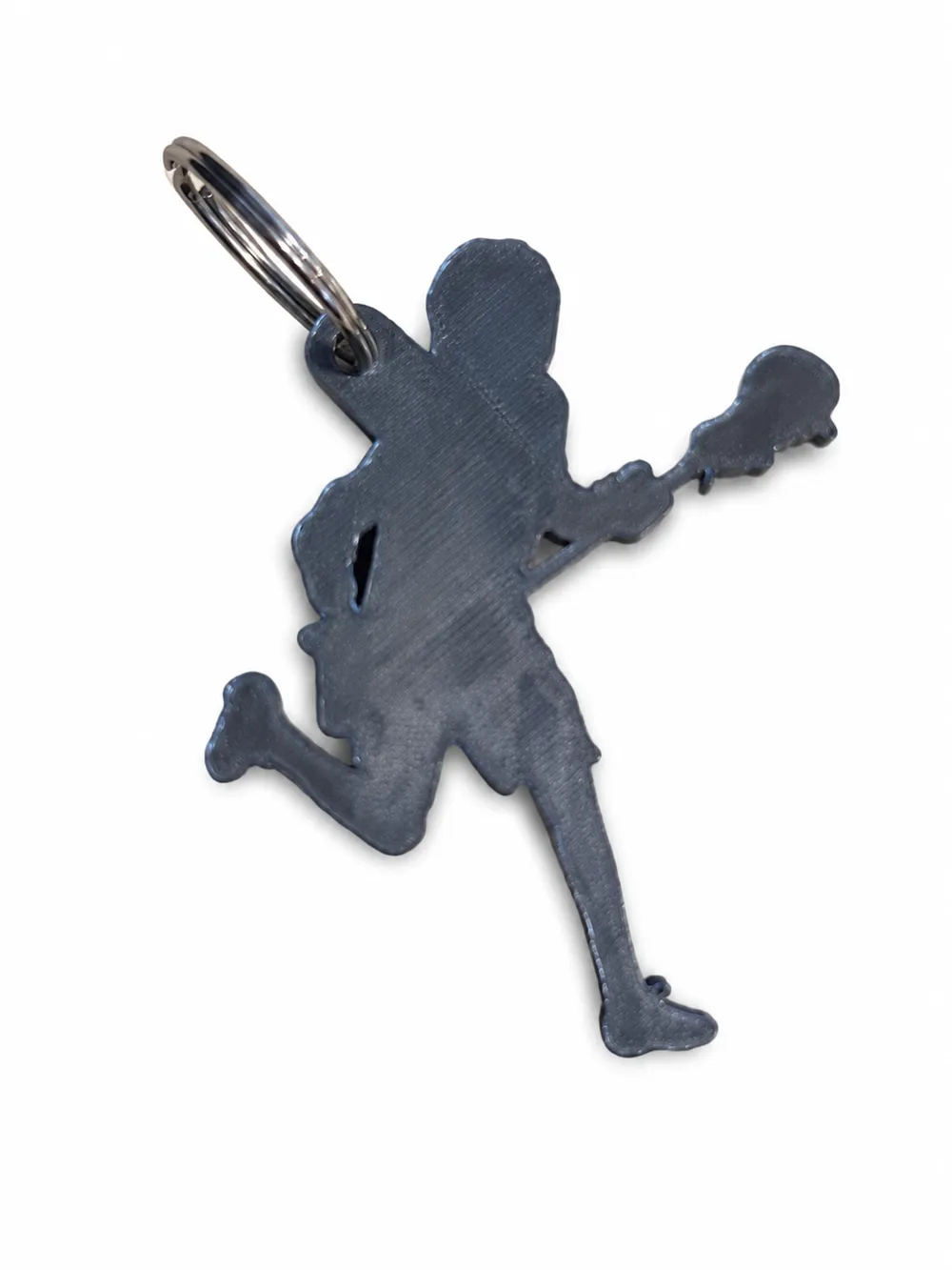 Lacrosse Silhouette Keychain - Free 3D Print Model - MakerWorld
