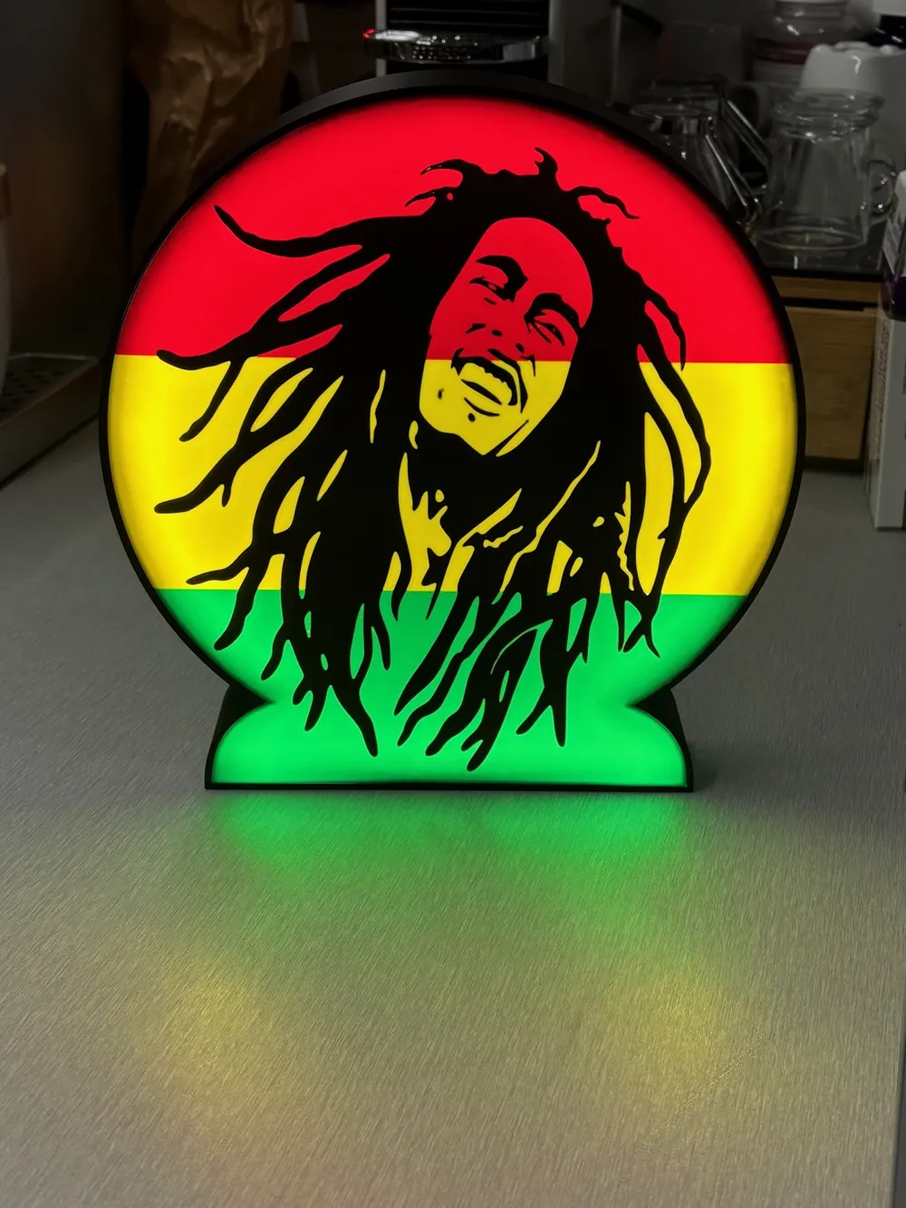 Lampe décorative BOB MARLEY - Free 3D Print Model - MakerWorld