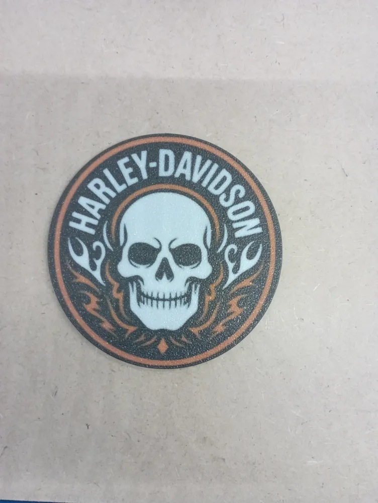 Harley Davidson Coaster by franz-werra MakerWorld: Download Free 3D Models