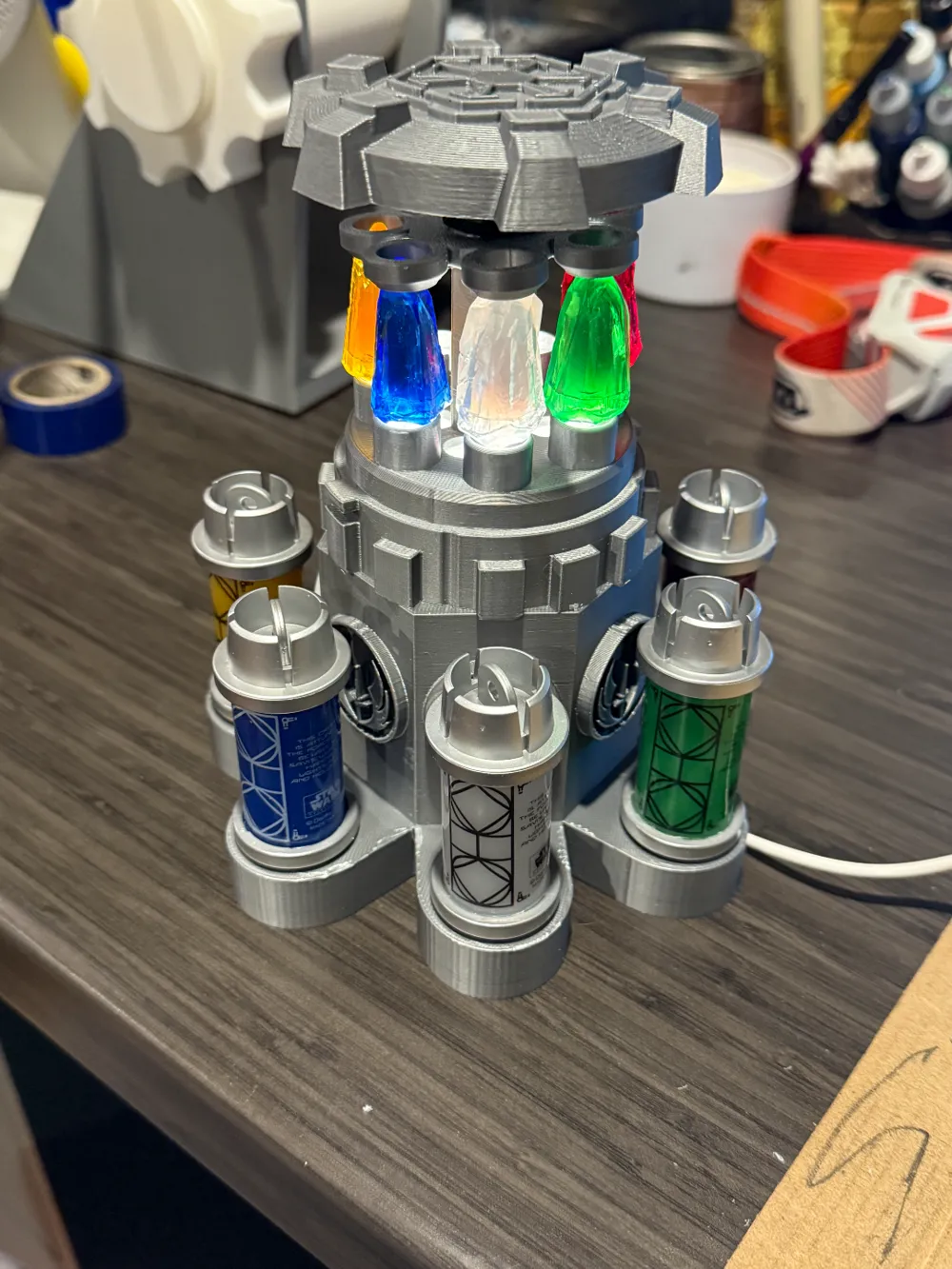 Kyber Crystal Display Rack by Poet1971 MakerWorld: Download Free 3D Models