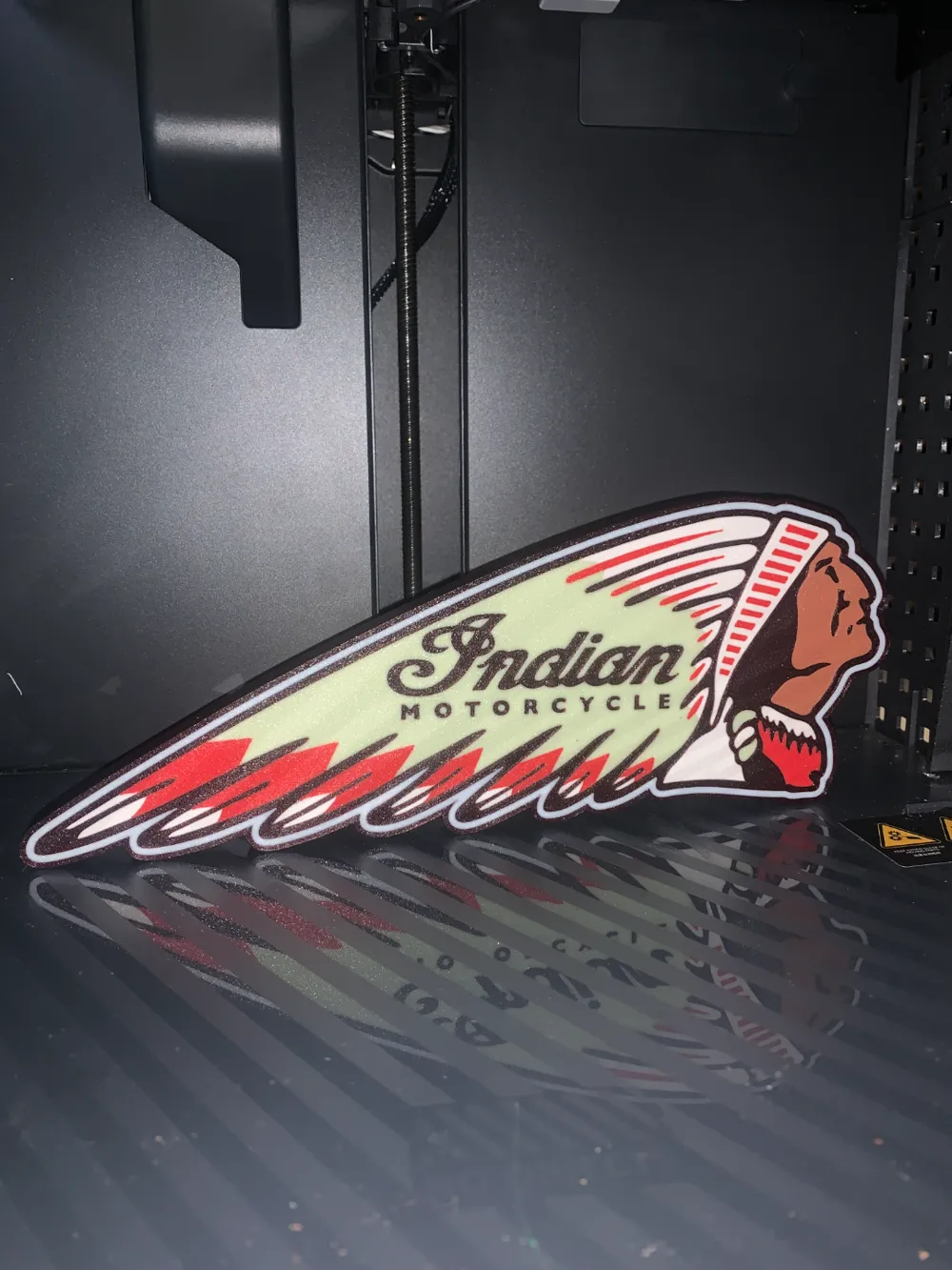 Indian Motorcycle LED Lightbox by gare-sb - MakerWorld