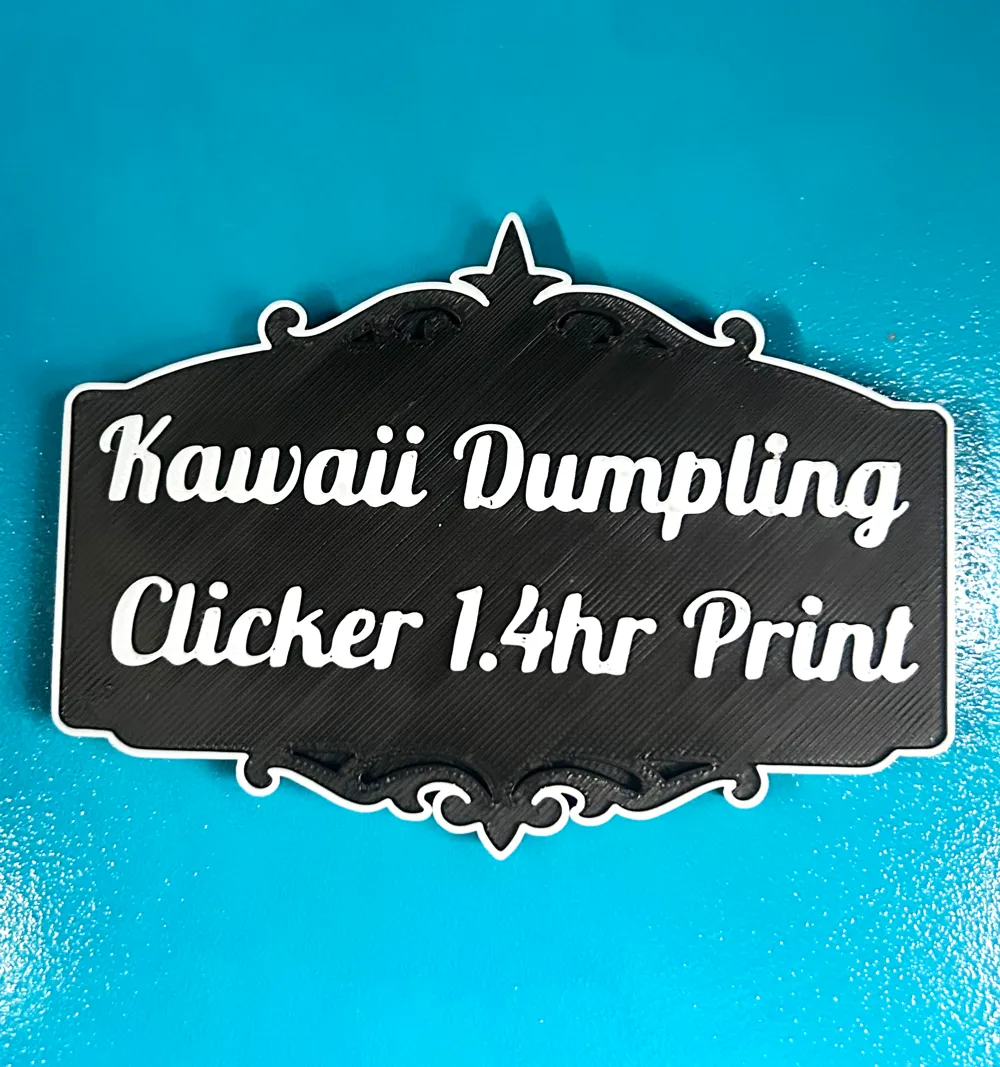 Custom Kawaii Display Sign/Plaque (Free To Sell!) - Free 3D Print Model ...