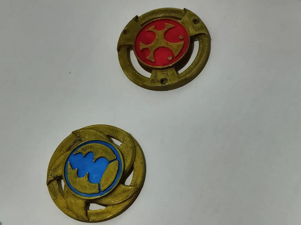 Power Rangers Ninja Storm - Thunder Morpher Discs by Zen Aku MakerWorld ...