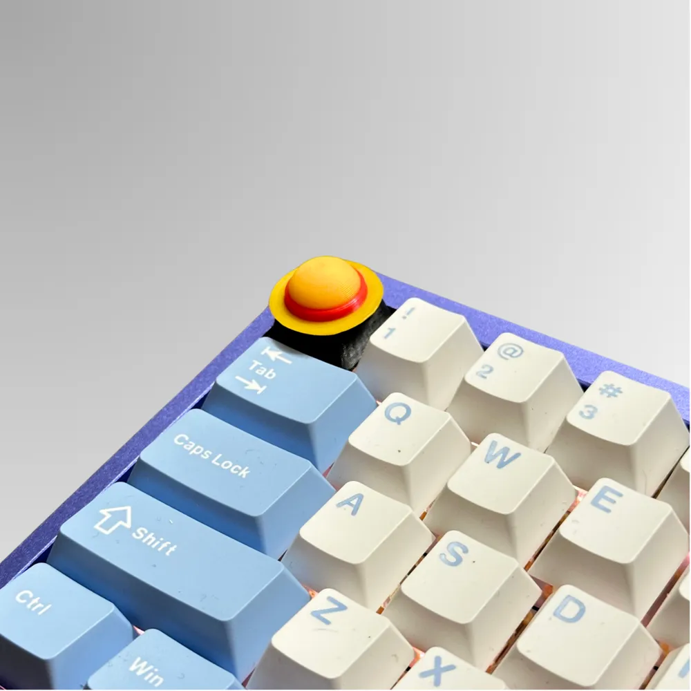 Luffy Hat Keycap - One Piece - Free 3D Print Model - MakerWorld