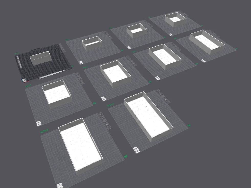 Gridfinity half grid sorting bins by Kasper Ragnar Fjelrad MakerWorld ...