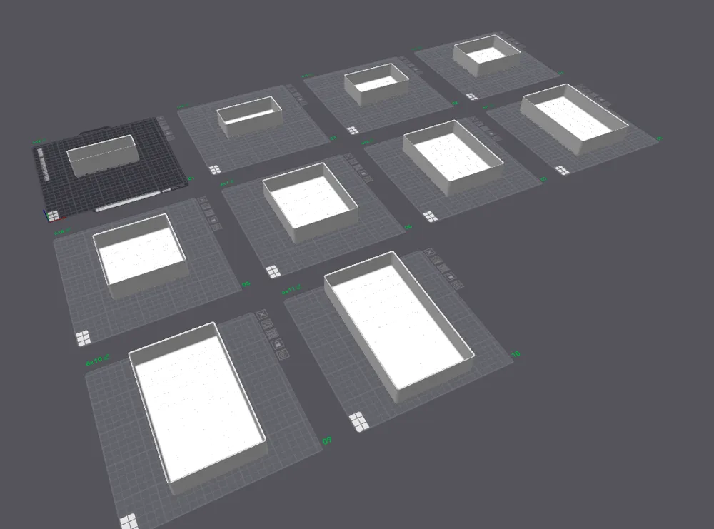 Gridfinity half grid sorting bins by Kasper Ragnar Fjelrad MakerWorld ...