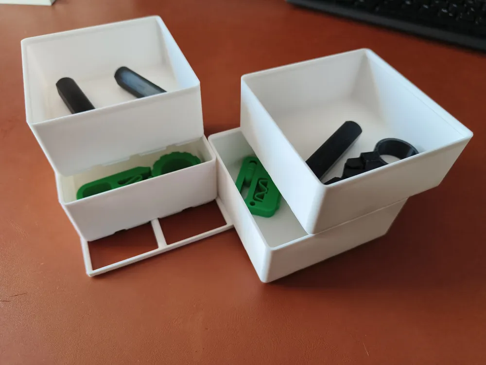 Gridfinity half grid sorting bins by Kasper Ragnar Fjelrad MakerWorld ...