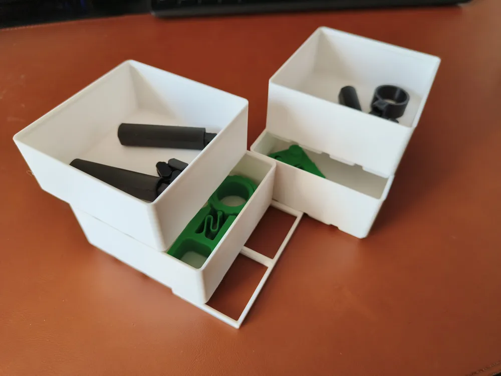 Gridfinity half grid sorting bins by Kasper Ragnar Fjelrad MakerWorld ...