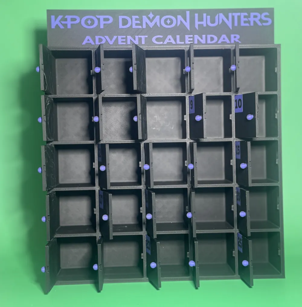 Kpop Demon Hunters Christmas Advent Calendar by JDESIGNZ MakerWorld ...