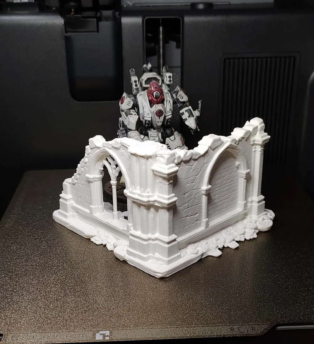 Wargaming Terrain Small - Gothic Ruins (W40K) - Free 3D Print Model ...
