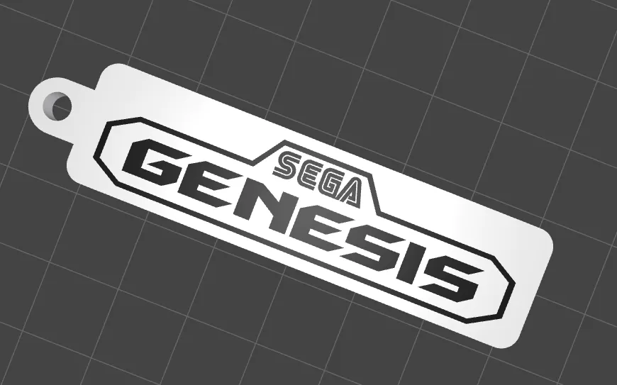 Sega Genesis Keychain by cristianpinn - MakerWorld