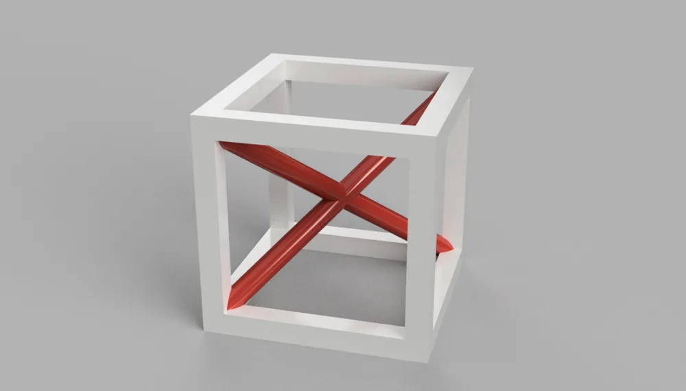 Diagonal Cube by diego.cattel - MakerWorld