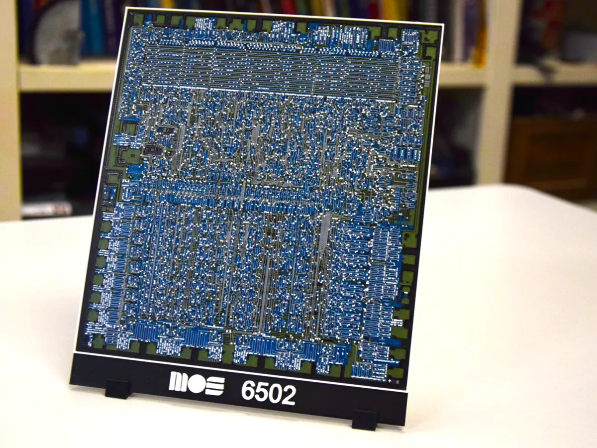 MOS 6502 Chip Plaque - Free 3D Print Model - MakerWorld