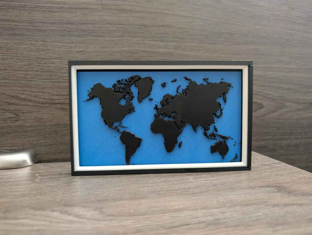 World Map - Free 3D Print Model - MakerWorld