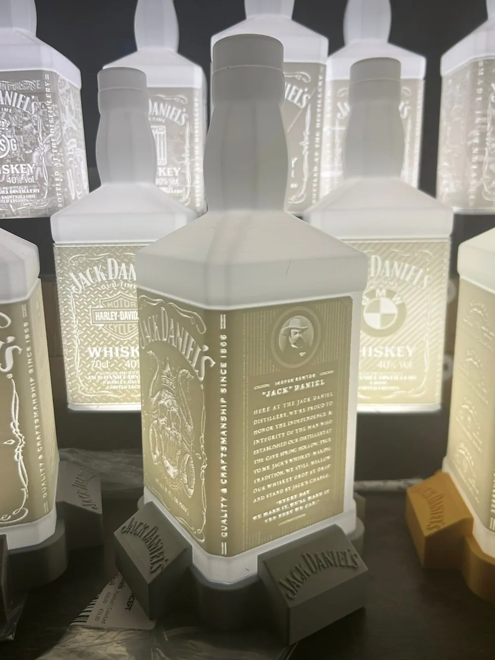 Litho - Jack Daniels - The Skull - Free 3D Print Model - MakerWorld