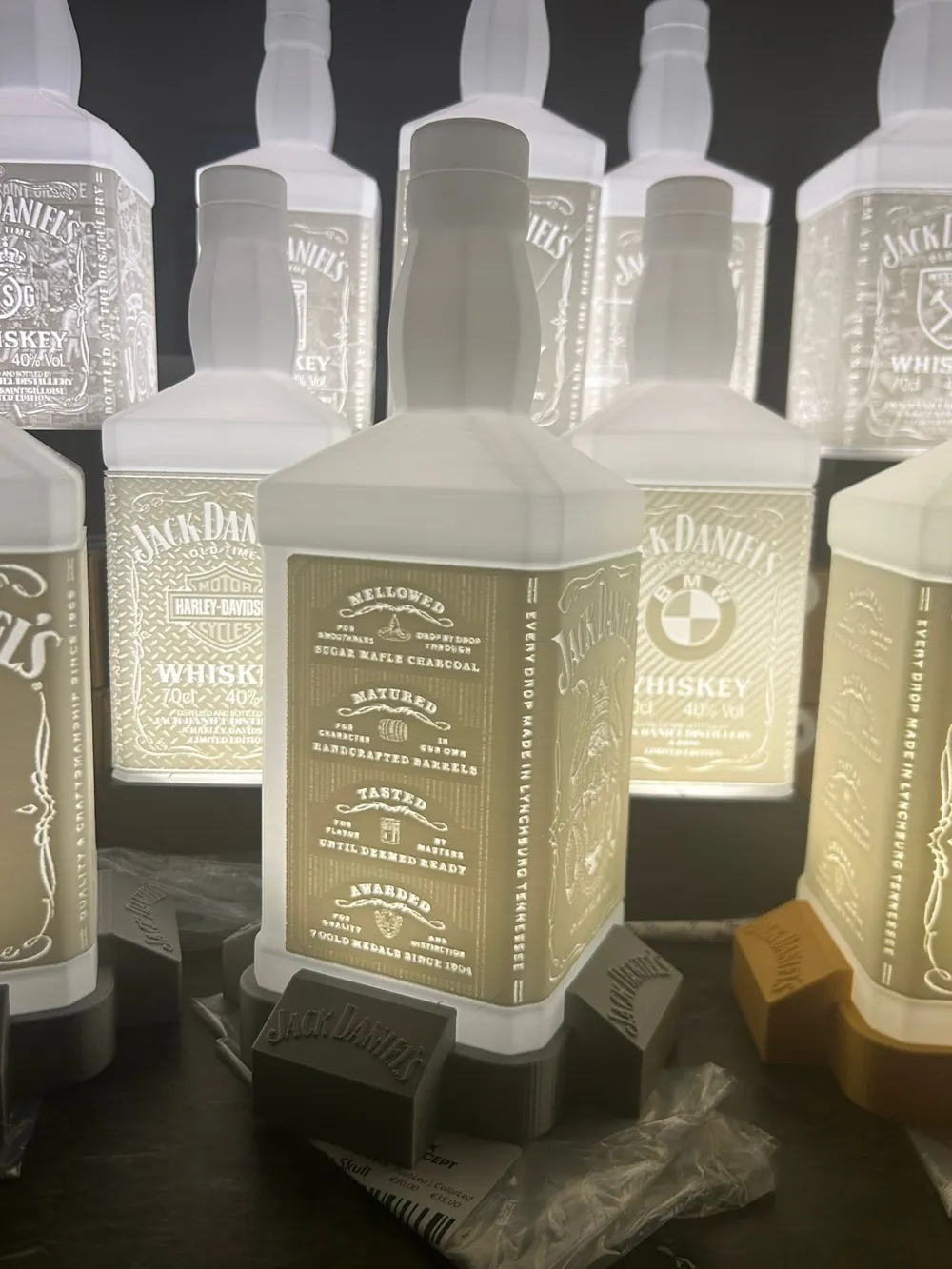 Litho - Jack Daniels - The Skull - Free 3D Print Model - MakerWorld