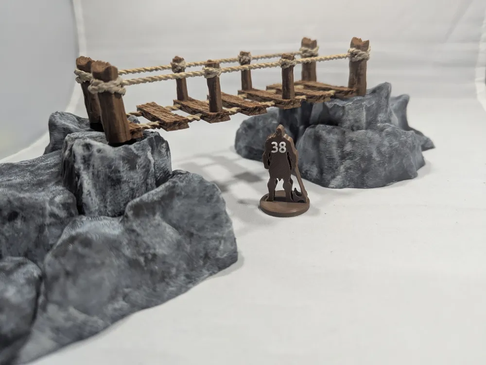 Rock cliff - DND scenery (supportless) by Together 3D MakerWorld ...