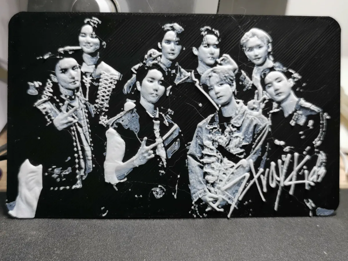 Stray kids foto hueforge - Free 3D Print Model - MakerWorld