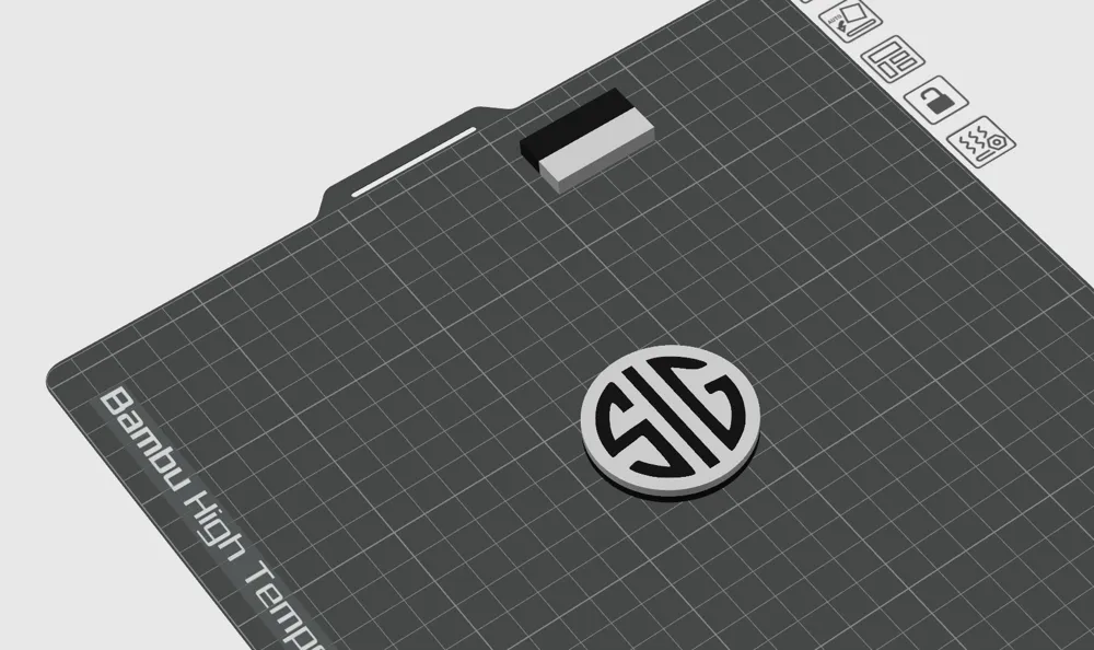 Sig Sauer Logo Badge by Prism_Sync - MakerWorld