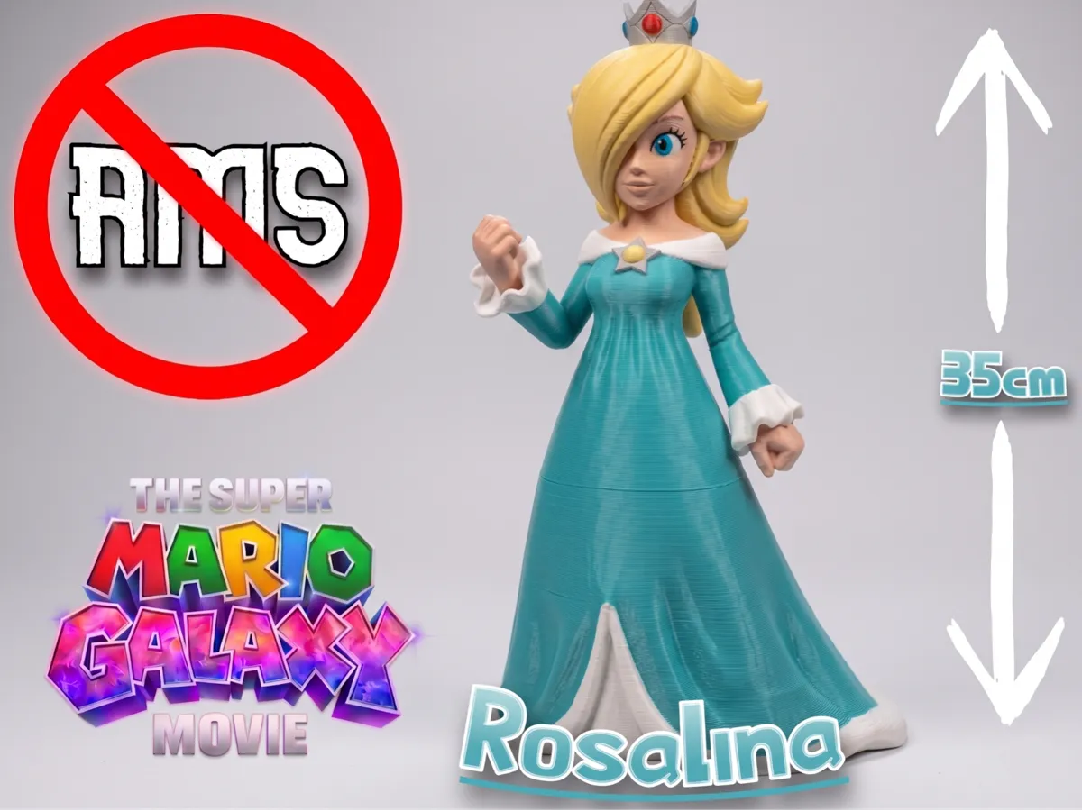 Princess Rosalina- Super Mario Movie (Sem AMS) - Modelo gratuito para ...