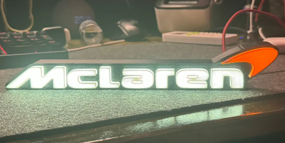 McLaren F1 light box by Nagy Erwyn - MakerWorld