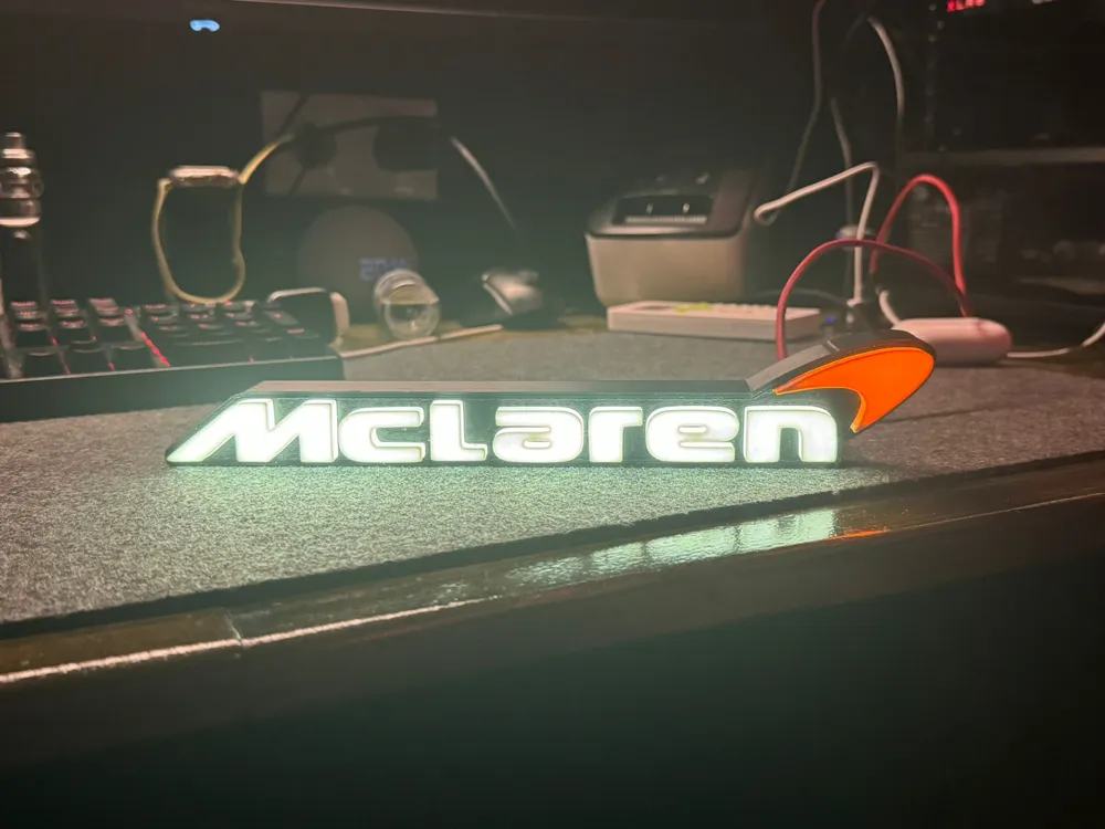 McLaren F1 light box by Nagy Erwyn - MakerWorld