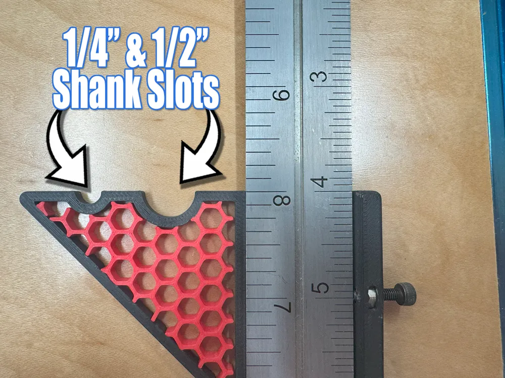 Router Table Fence Depth Gauge - v2 by BDizzle - MakerWorld