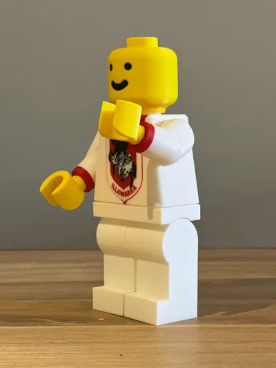 NRL Brickman - St George Illawarra Dragons - Free 3D Print Model ...