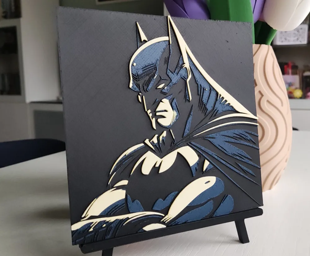 Batman HueForge by miziomon MakerWorld: Download Free 3D Models