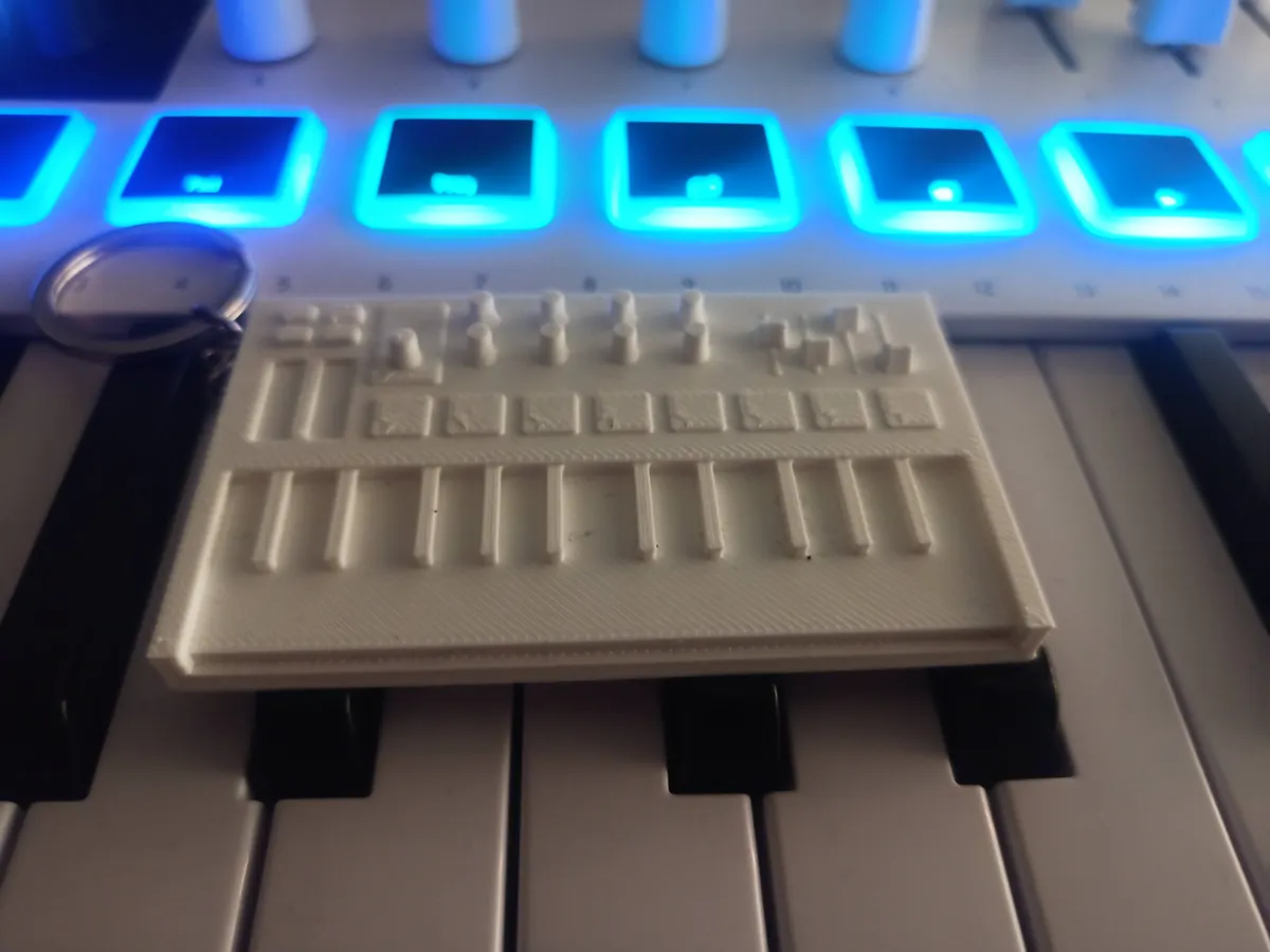 Midi controller keychain - Free 3D Print Model - MakerWorld