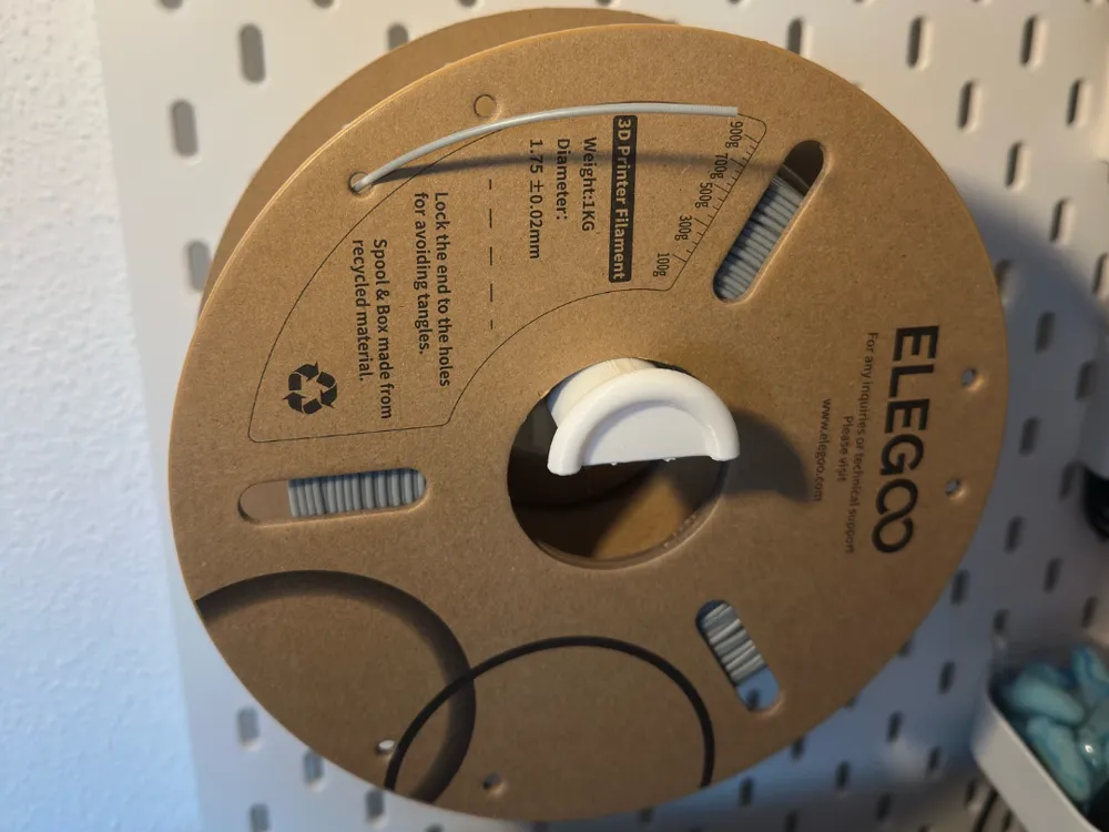 Ikea Skadis Filament Spool Holder by Sean - MakerWorld