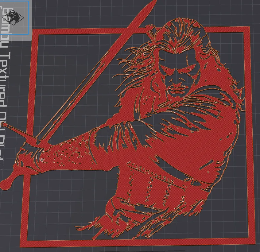 Witcher wall art by Kubíno - MakerWorld