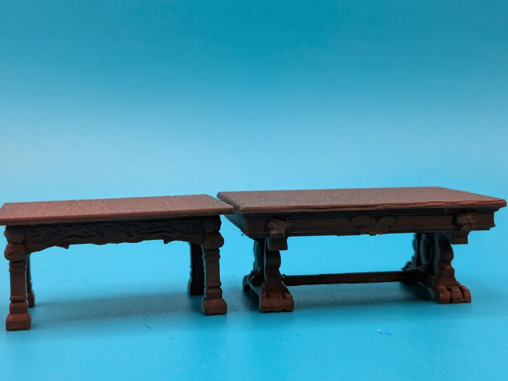 antique miniature tables by StoneRock MakerWorld: Download Free 3D Models