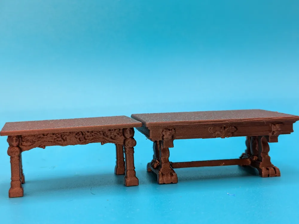 antique miniature tables by StoneRock MakerWorld: Download Free 3D Models