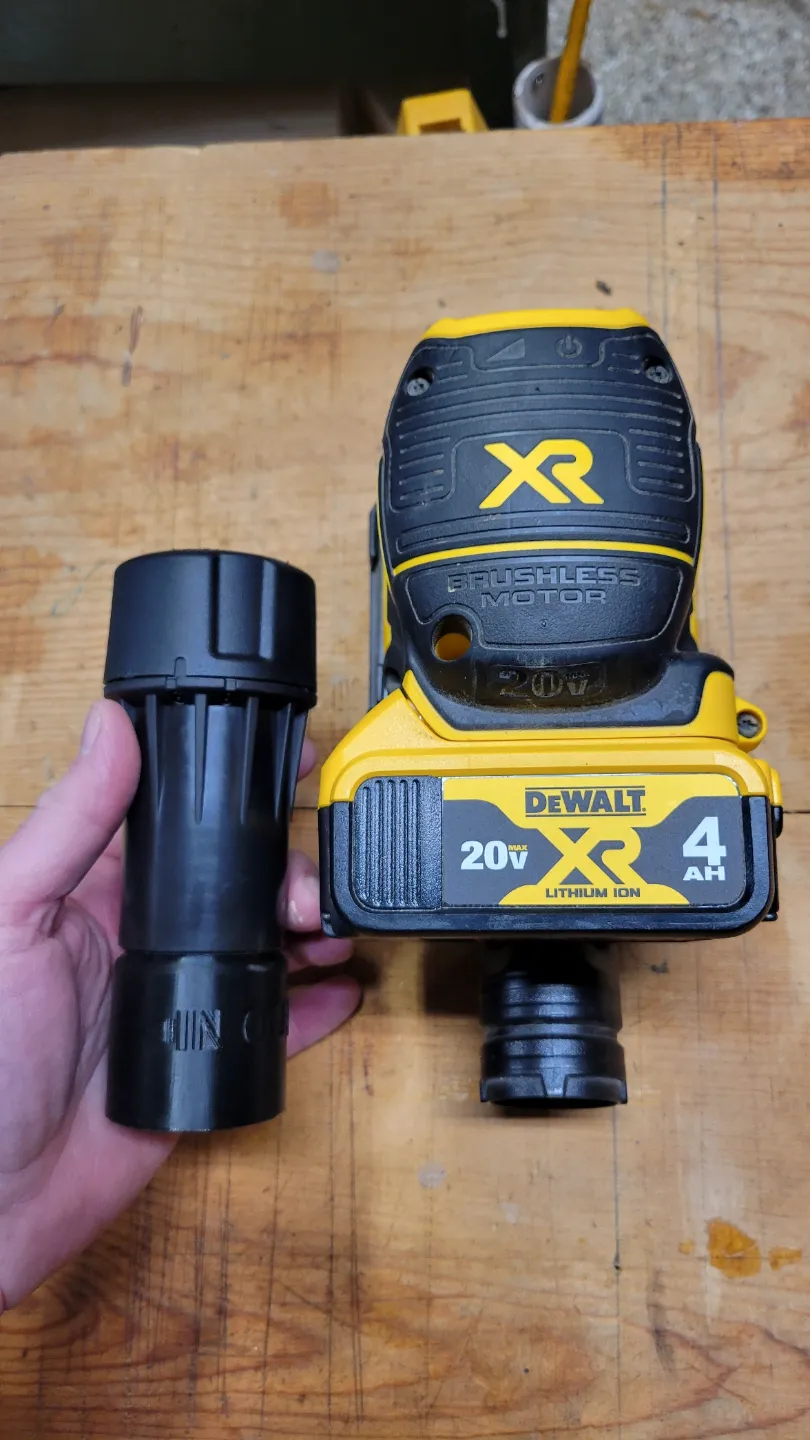 DeWalt tool to WetDryVac DWV9000 adapter by NYC2Rosemnt - MakerWorld