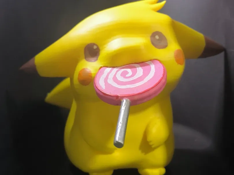 [Pokemon] Pikachu [sucking on a lollipop] by shirokurokino MakerWorld ...