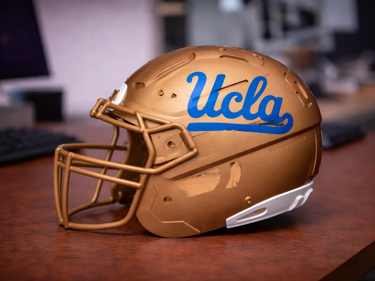UCLA Bruins Football Helmet - F7 Style - Free 3D Print Model - MakerWorld