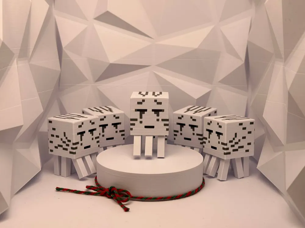 Minecraft Ghast Articulated by kirimba MakerWorld: Download Free 3D Models