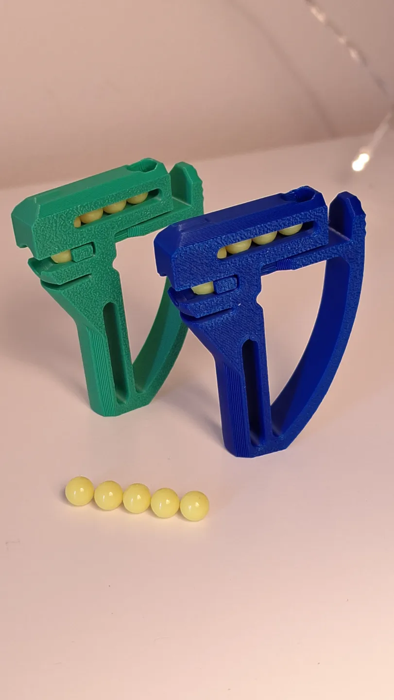 BB Gun Print-in-Place - only 7.5gr by @build2play MakerWorld: Download ...