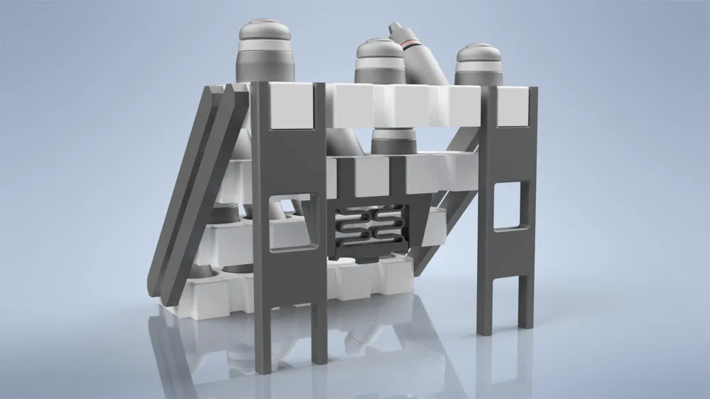 Paint Rack Stack Folding Holder (5x4) by Loch MakerWorld: Download Free ...