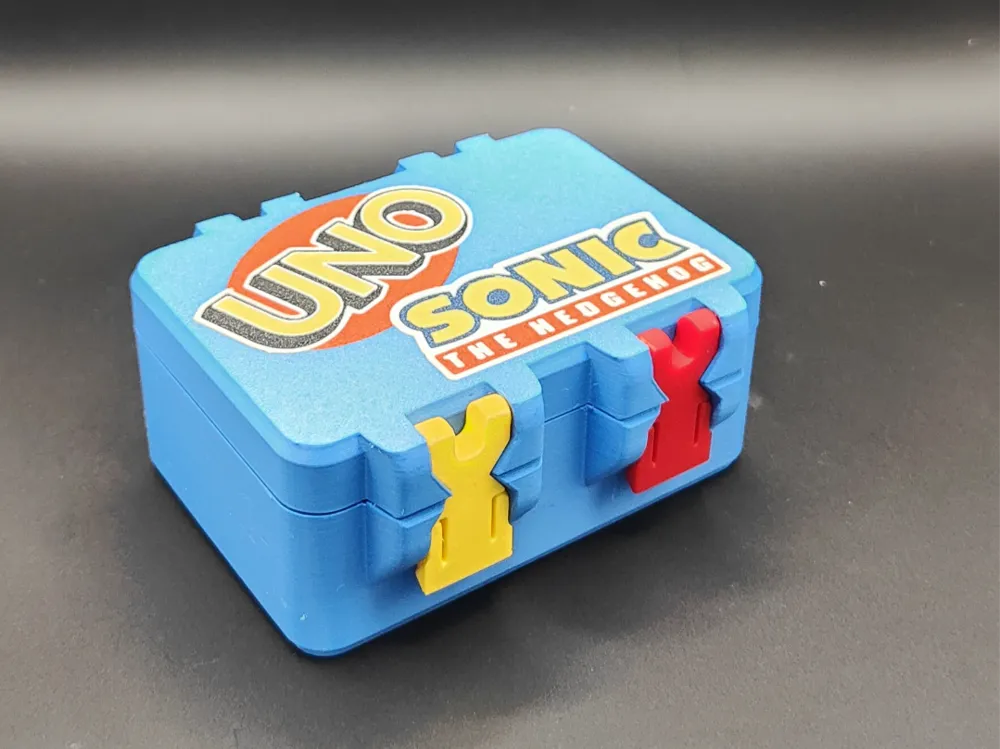 UNO Sonic The Hedgehog Card Box - SnapLock Remixed by ...