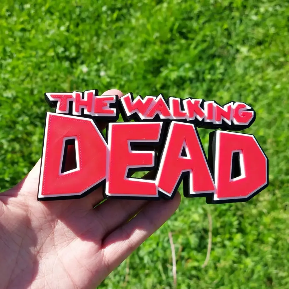The Walking Dead Logo - Shelf Display/Sign/Magnet by PolyZone3D ...