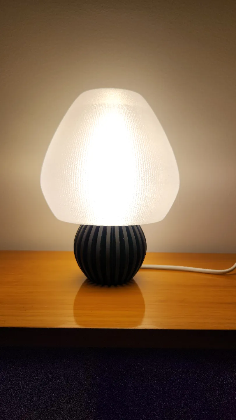 Fuzzy Lamp E27/E14 by T.H Made MakerWorld: Download Free 3D Models