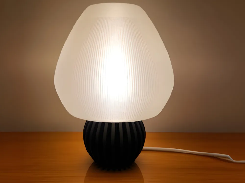 Fuzzy Lamp E27/E14 by T.H Made MakerWorld: Download Free 3D Models