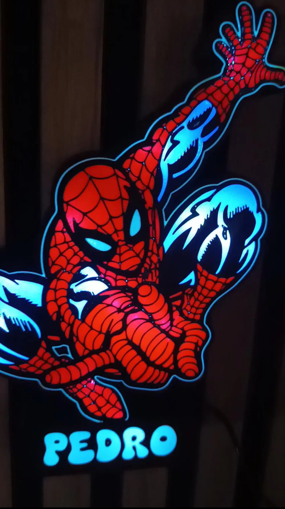 Spider-Man Lightbox, Pedro's Name by Tx3D MakerWorld: Download Free 3D ...