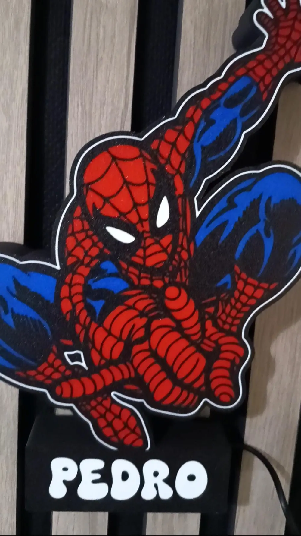 Spider-Man Lightbox, Pedro's Name by Tx3D MakerWorld: Download Free 3D ...