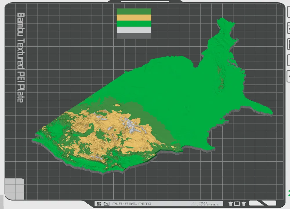 World Map Terrain color Remix Remixed by Henry MakerWorld: Download ...