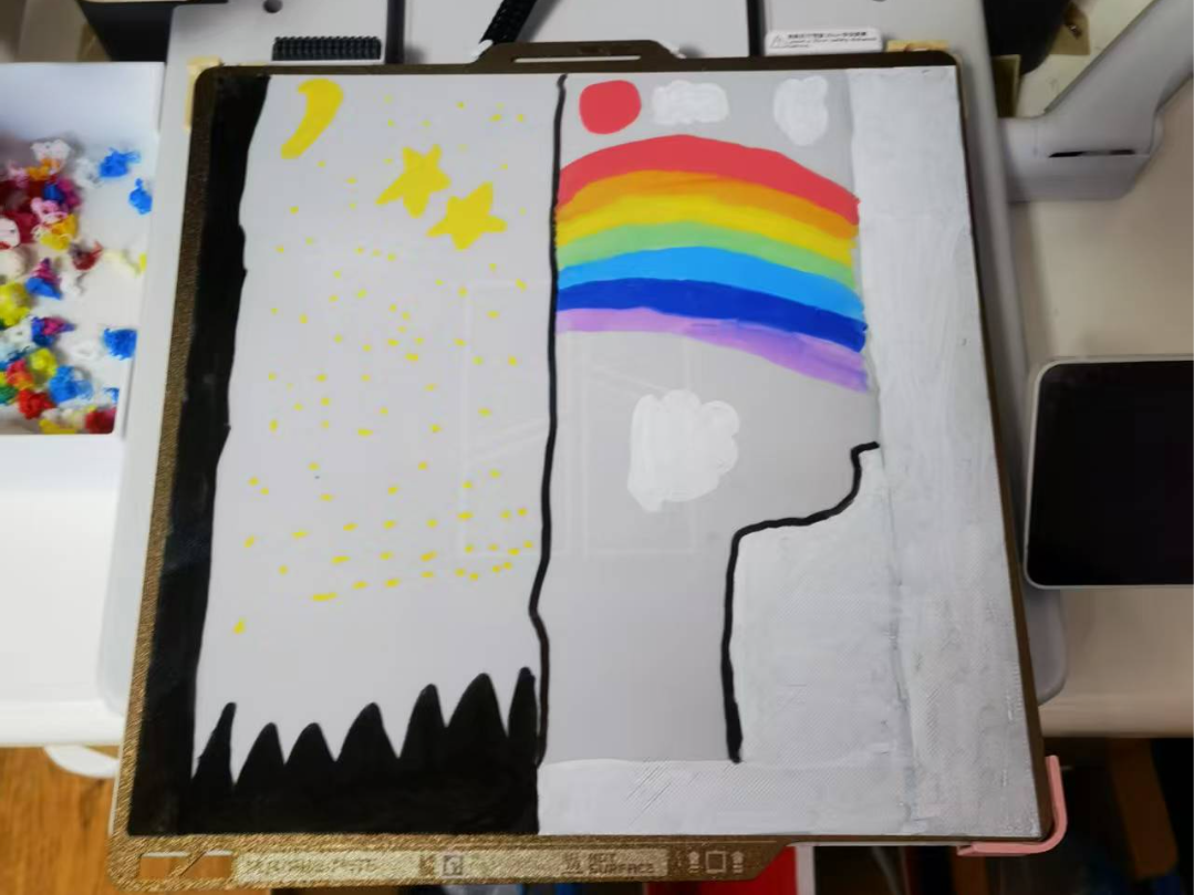 A1 first layer test, print bed cleaning by 开着小炮艇 MakerWorld: Download ...